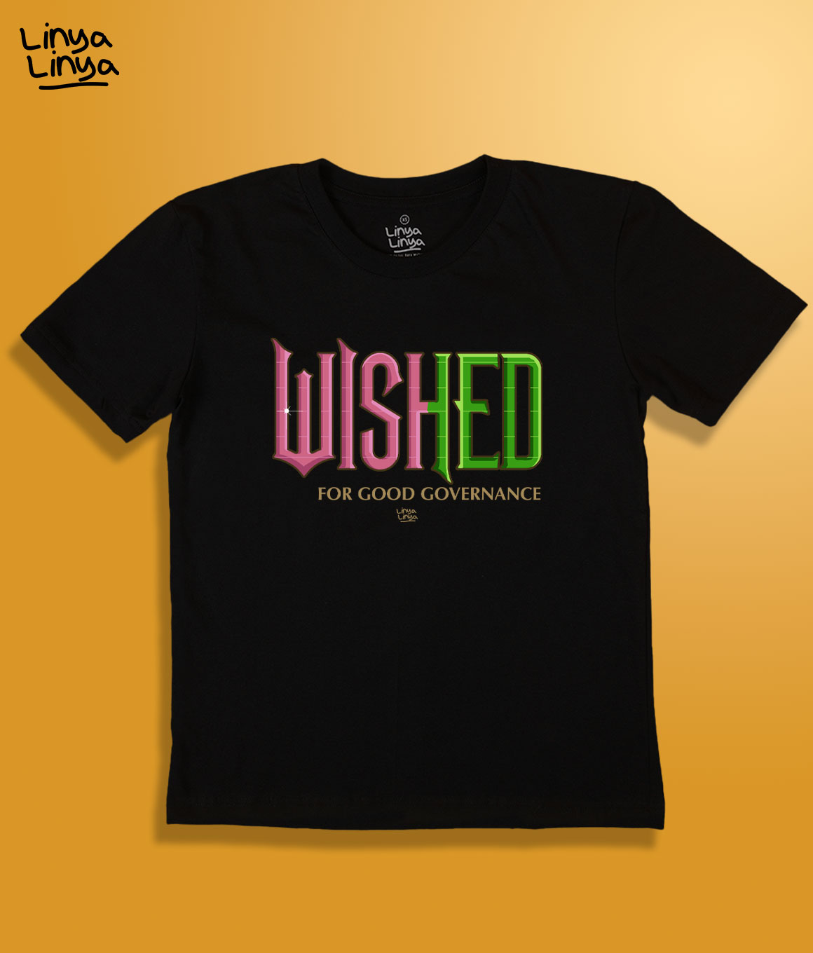 Linya-Linya T-Shirt: Wished For Good Governance | Shopee Philippines