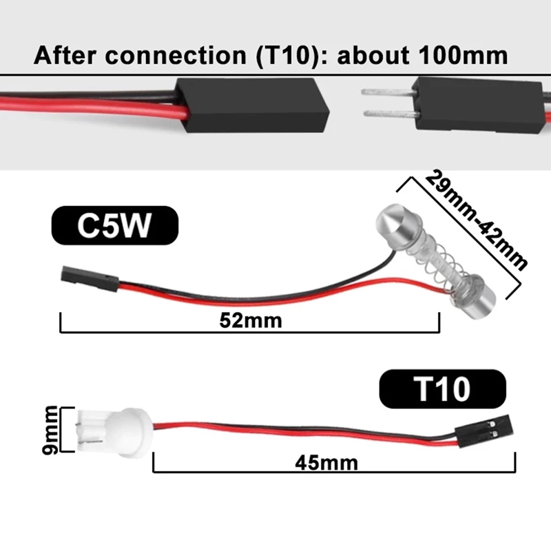 5PCS Car LED Lights Panel 18/24/48 SMD T10 BA9s 12V COB Lamp Bulb Car ...