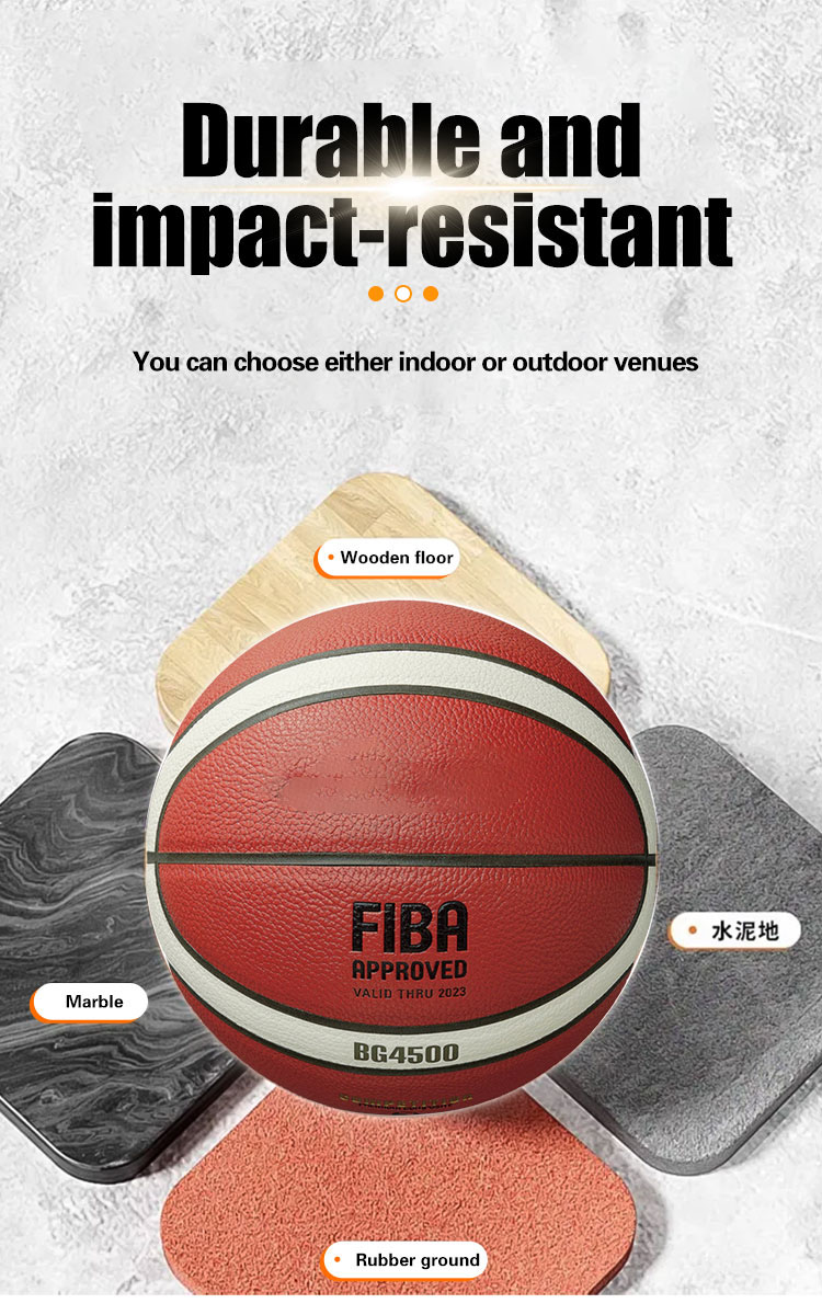 FIBA Size 7 BG Series High Quality BG4500 Basketball Indoor Outdoor ...