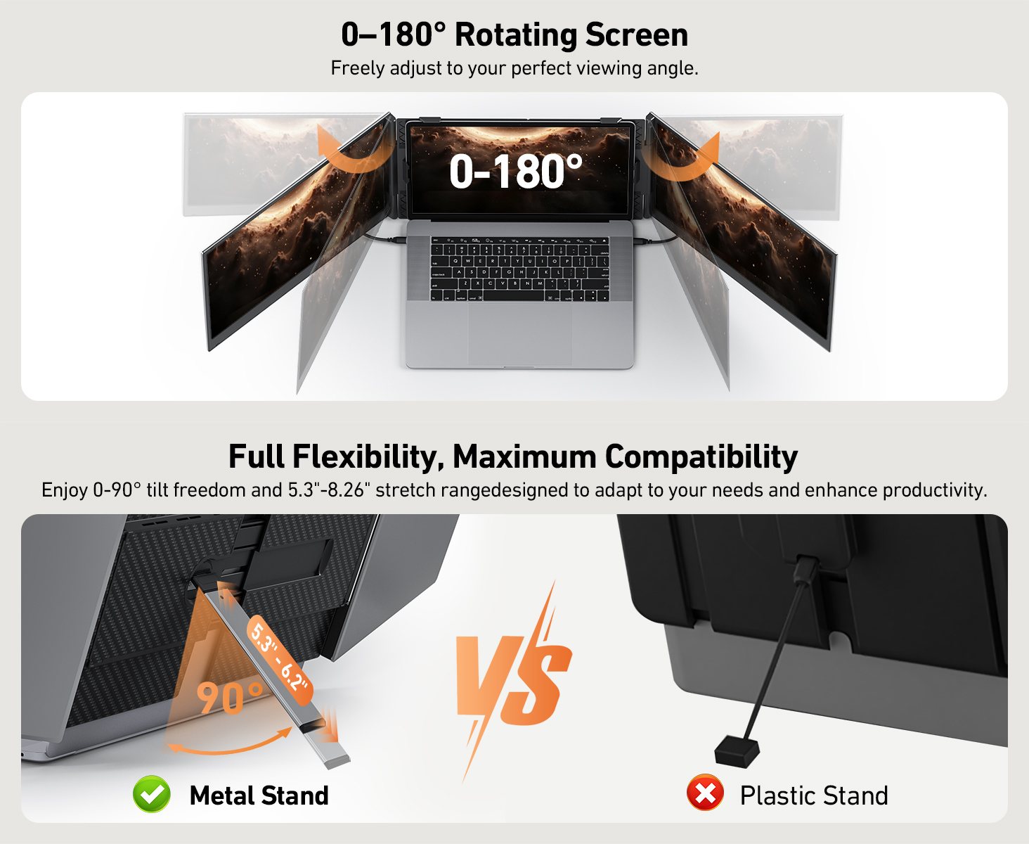 14in Laptop Extended Screen FHD 1080P IPS Dual Ultra-light Portable ...