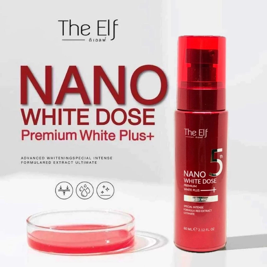 THE ELF Nano White Dose Premium White Serum Whitening Hydrates Face ...