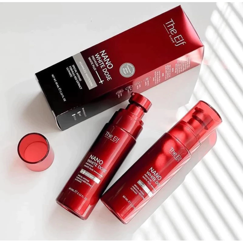 THE ELF Nano White Dose Premium White Serum Whitening Hydrates Face ...