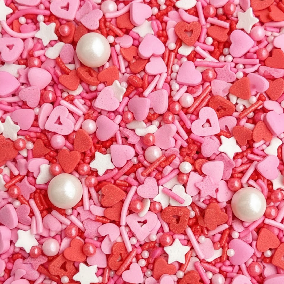 Valentines Special - Candy Sprinkles Mix - Edible Decor Candy Cake ...
