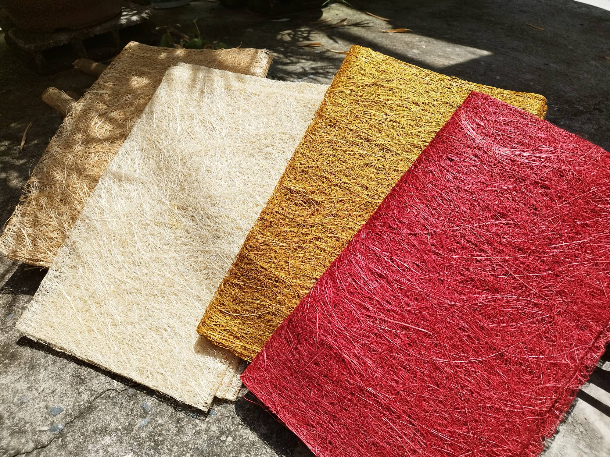 Natural Abaca Scrunch Sheet 19in | Abaca Fiber Craft Mat | DIY ...