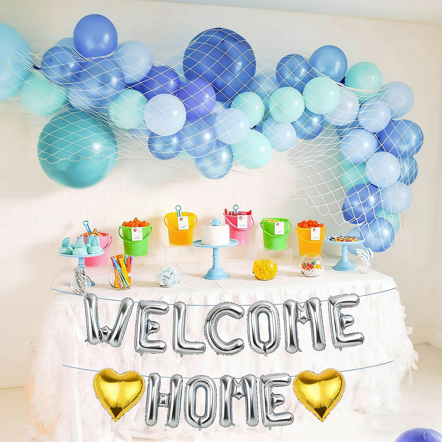 Welcome Home Decoration Balloons Banner Set Party Needs Wall Decor ...