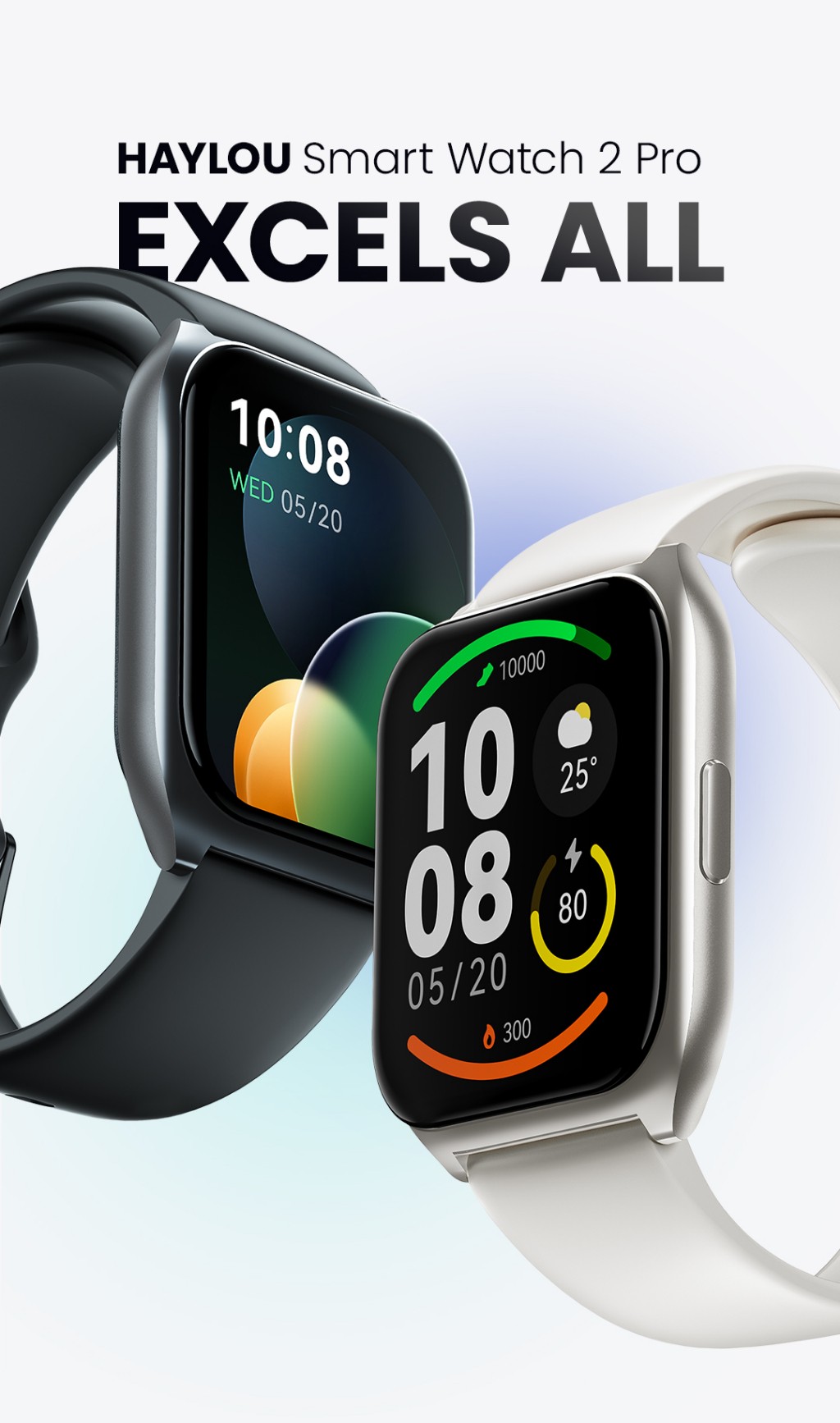 Haylou 2 Pro (LS02 Pro) 1.85"Display Smart Watch Bluetooth Calling ...