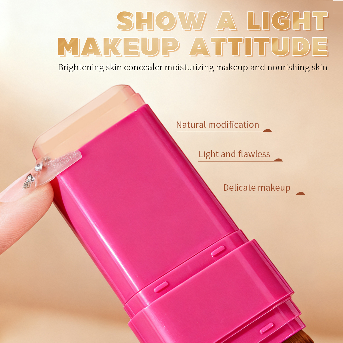 TVLV Double-ended concealer foundation stick: waterproof, 24-hour ...