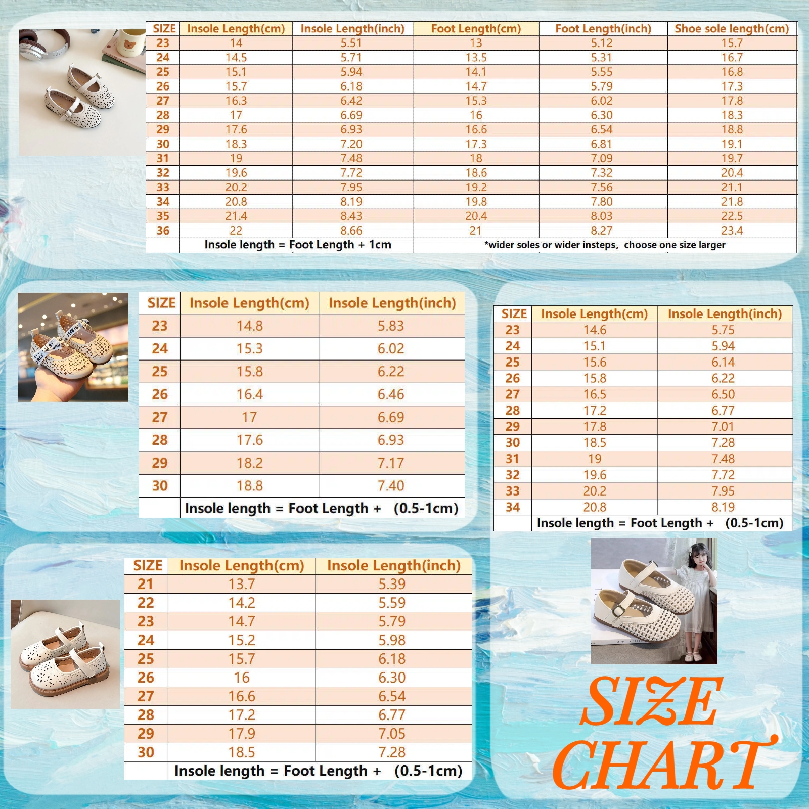 Girls Doll Shoes for Kids Girl Retro Leather Shoes Flat Shoe Hollow ...