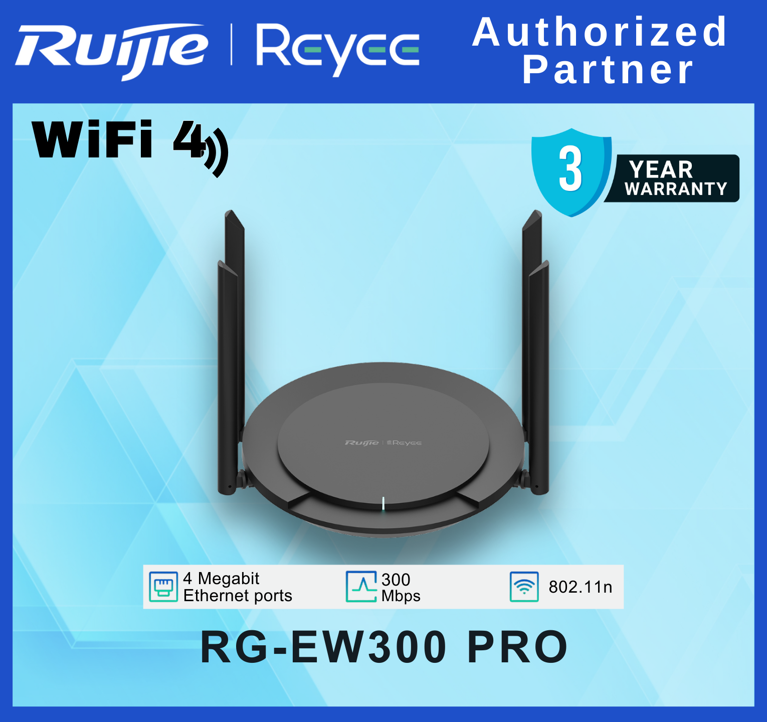 Ruijie RG-EW300 PRO 300Mbps Wireless Smart Router | Shopee Philippines