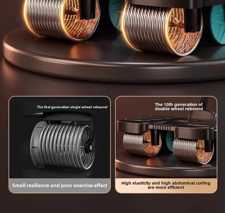 Four Wheel Abdominal Wheel Beginners Abdominal Exercise Fitness ...