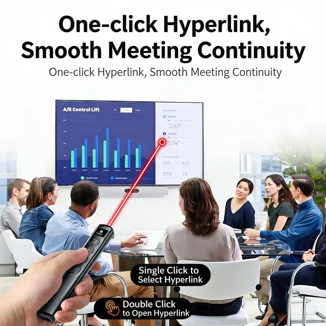 Multifunctional Laser Page Turner Pen One-Click Hyperlink Type-C ...