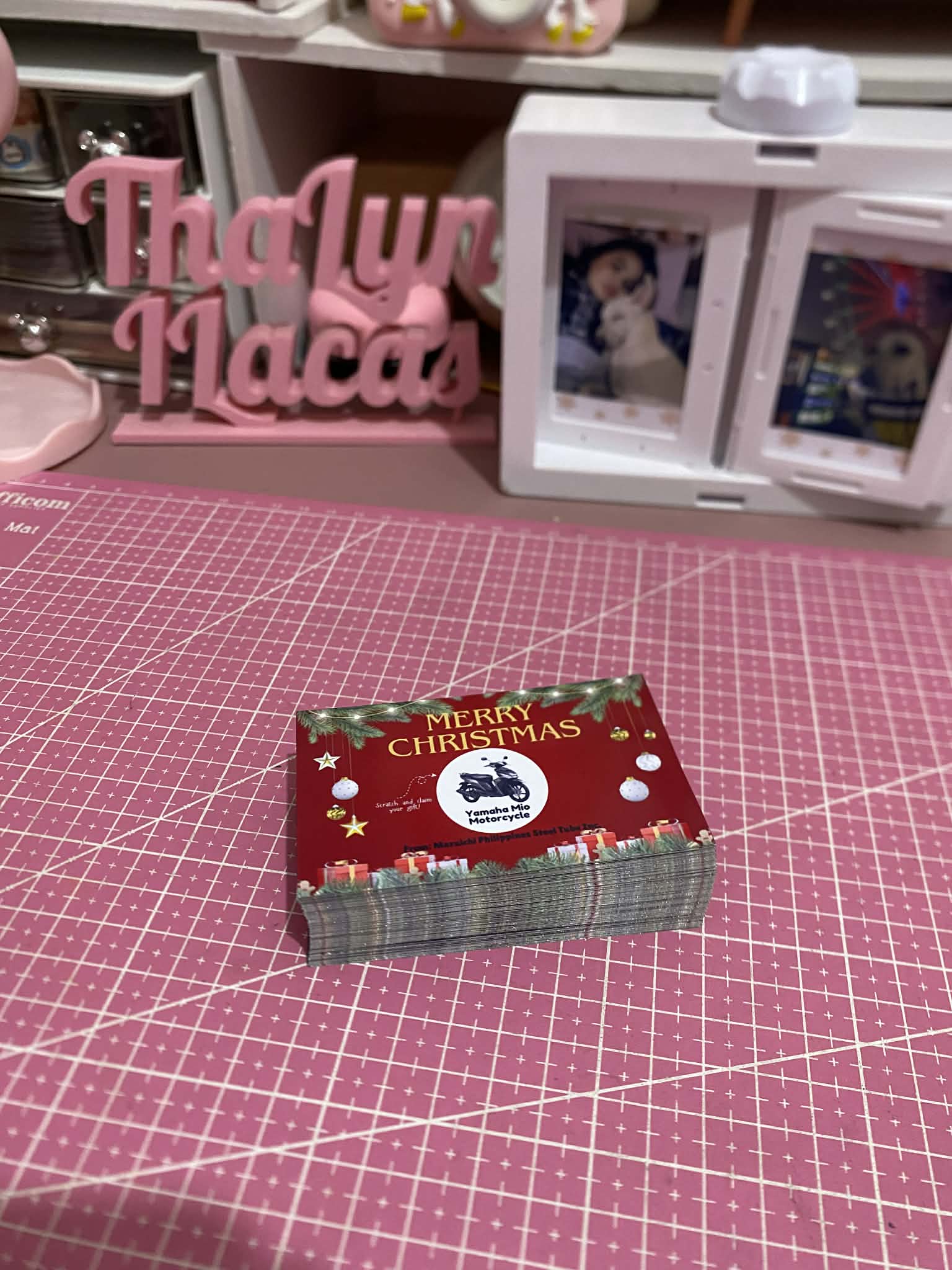 10 pcs Christmas Scratch it Card Christmas Party Game Scratch Card with ...