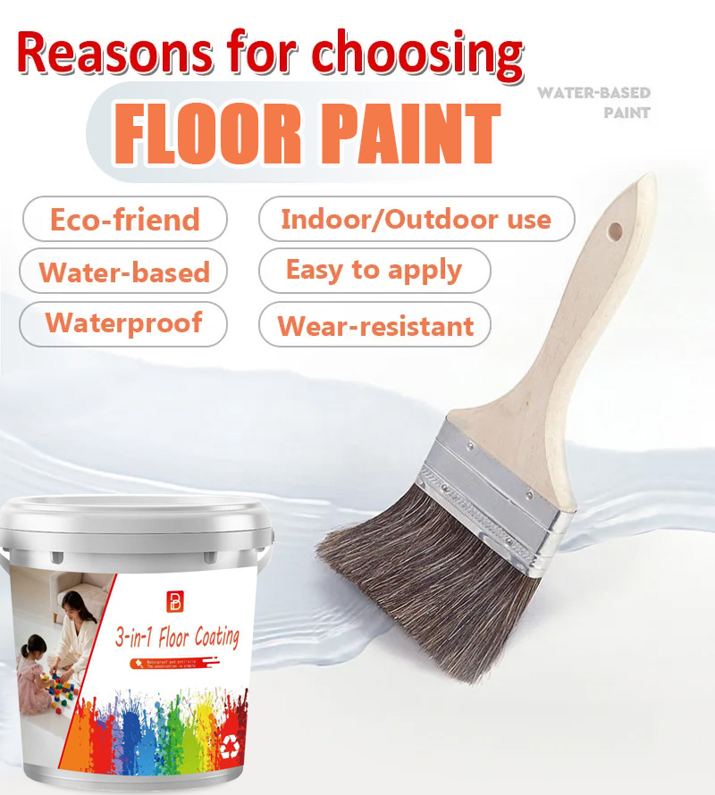 epoxy flooring paint 3in1 environment protection epoxy flooring paint ...
