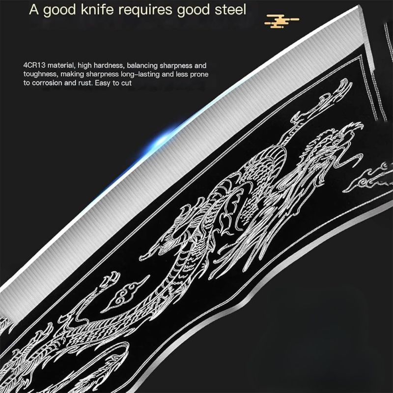 BUY1 TAKE 1 Japanese Black Dragon Knife Boning Butcher Knife Meat ...