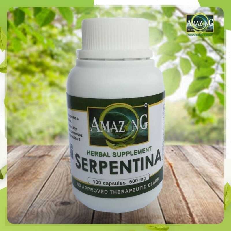 Serpentina Capsules - Amazing Food Supplement Serpentina 500mg Capsules ...