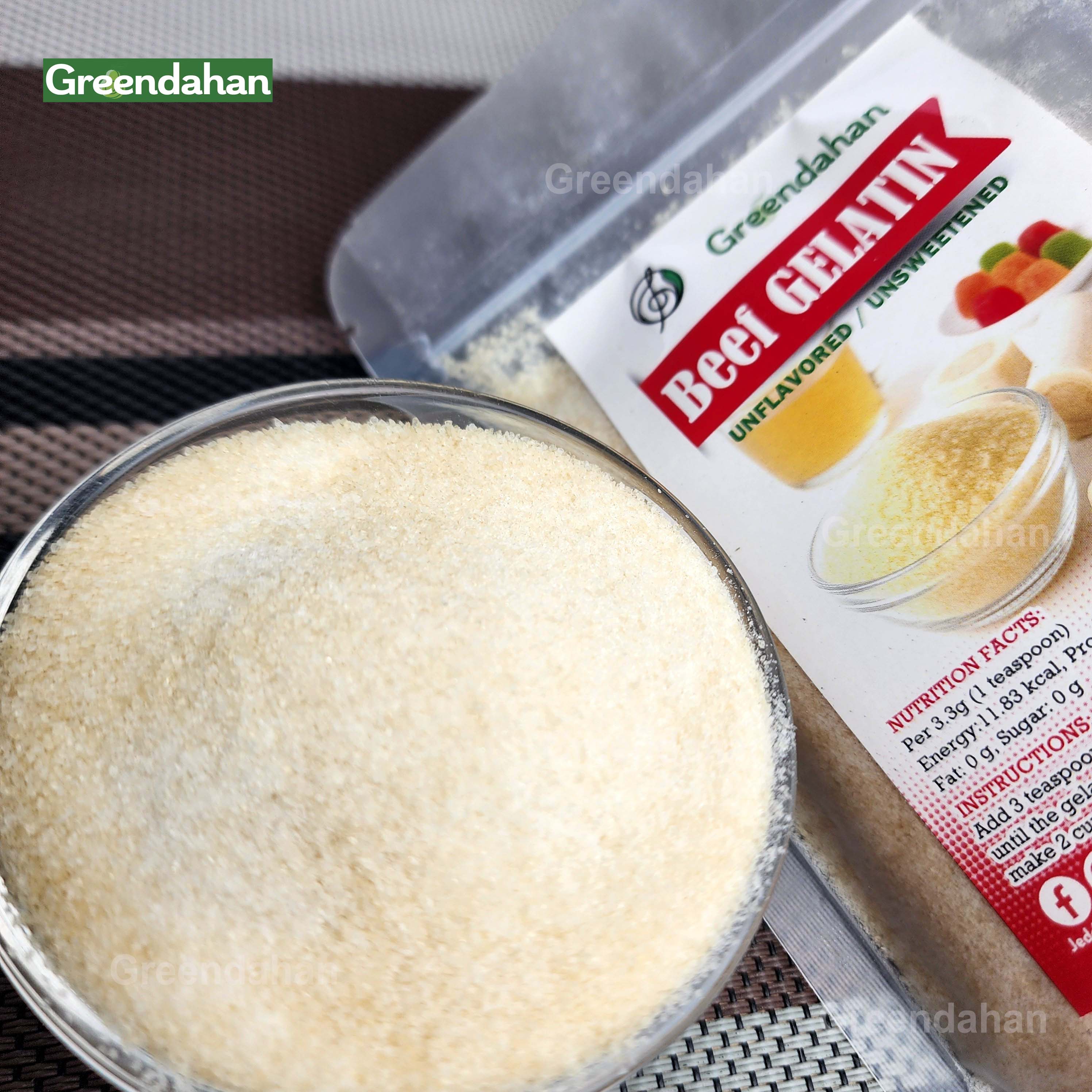 Greendahan / Beef Gelatin FINE 100g – Unflavored & Unsweetened | Shopee ...