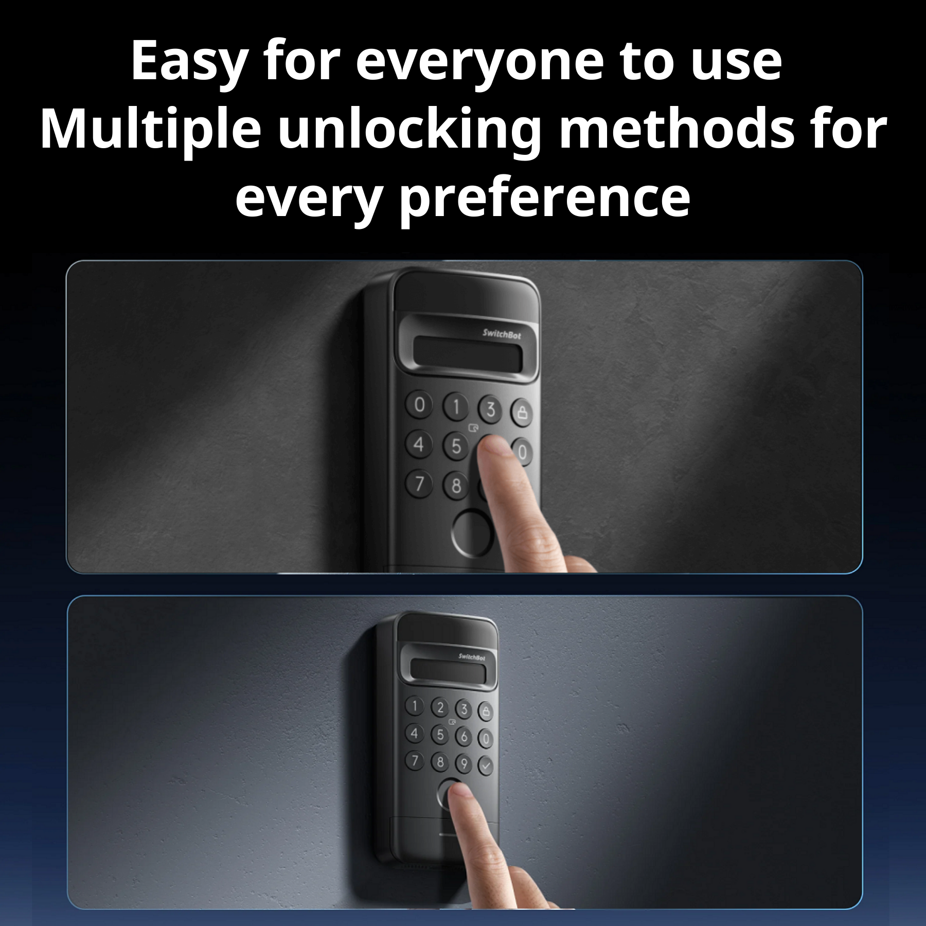 SwitchBot Keypad Vision Face Recognition Keypad | Fingerprint & NFC ...