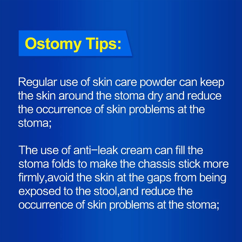 One-piece Colostomy Bag with Flexible Skin Barrier Waterproof Ostomy ...