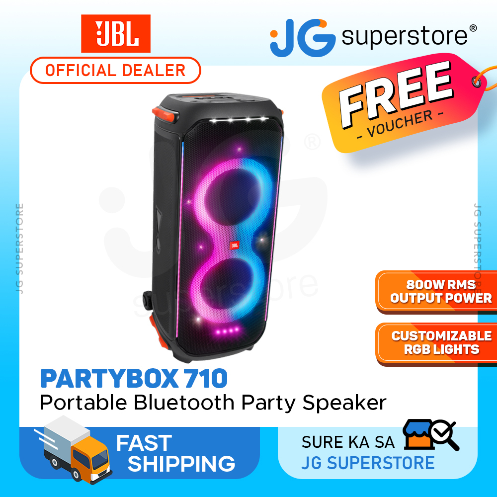[JG SALE] JBL 710 PARTYBOX 800W Portable Bluetooth Speaker, IPX4 Rated ...