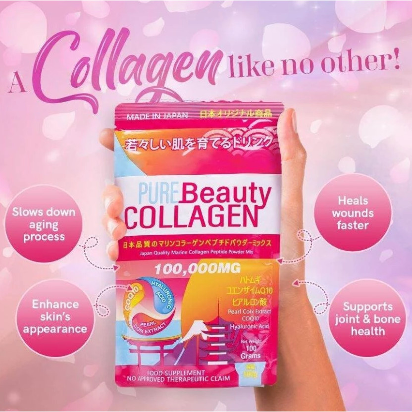 Pure Beauty Collagen Powder 100g PBC Collagen Powder 100g Vitamin C ...