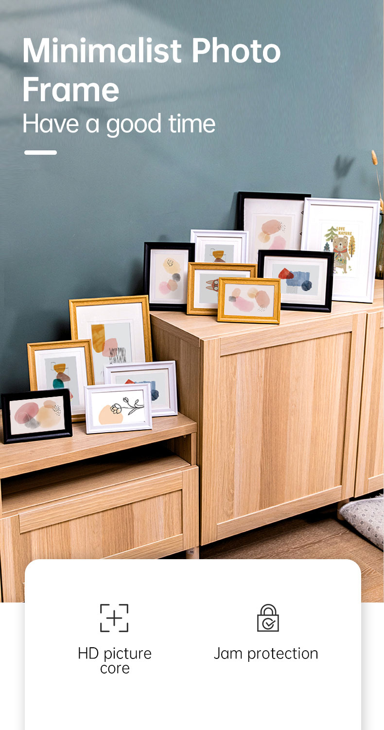 Deli&Vusign Picture Frame A4/6R/5R/4R Home Decor Wooden Picture Frame ...