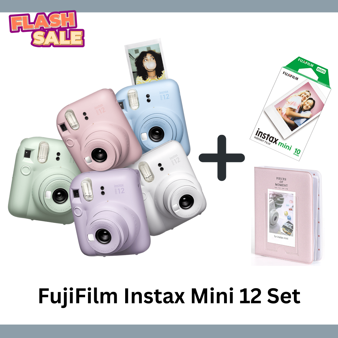 【PAYDAY SALE】Fujifilm Instax Mini 12 Instant Camera Set with 10 Shots ...