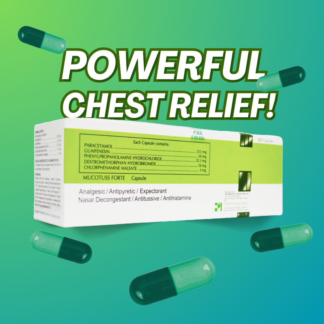 MUCOTUSS FORTE | Cough Remedy | gamot sa lagnat, ubo, sipon | Shopee ...