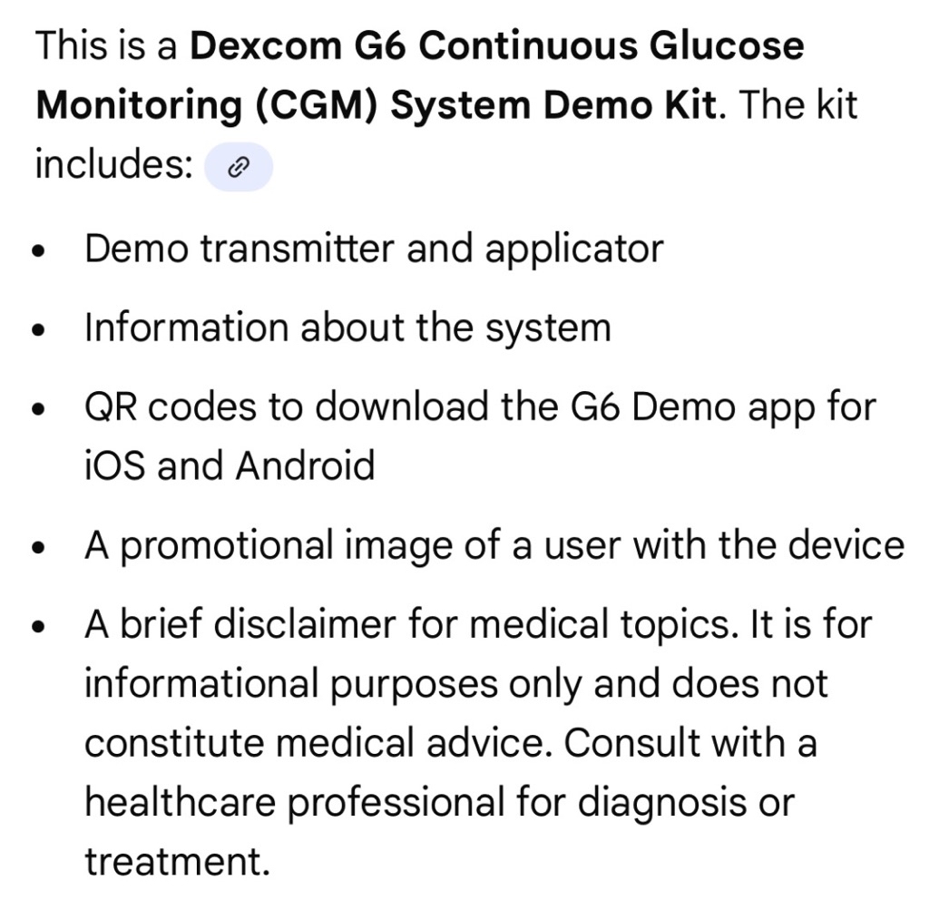 DEXCOM G6 GLUCOSE MONITORING DEMOKIT | Shopee Philippines