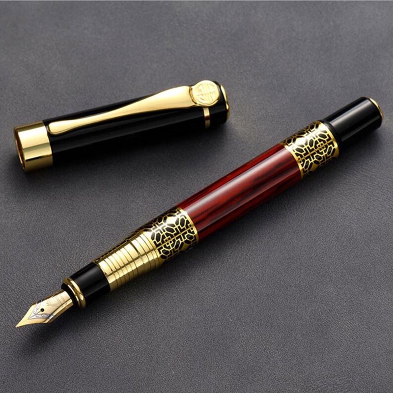 Retro Fountain Pen 0.5mm Calligraphy Pen F nib Classic Gift Writing for ...