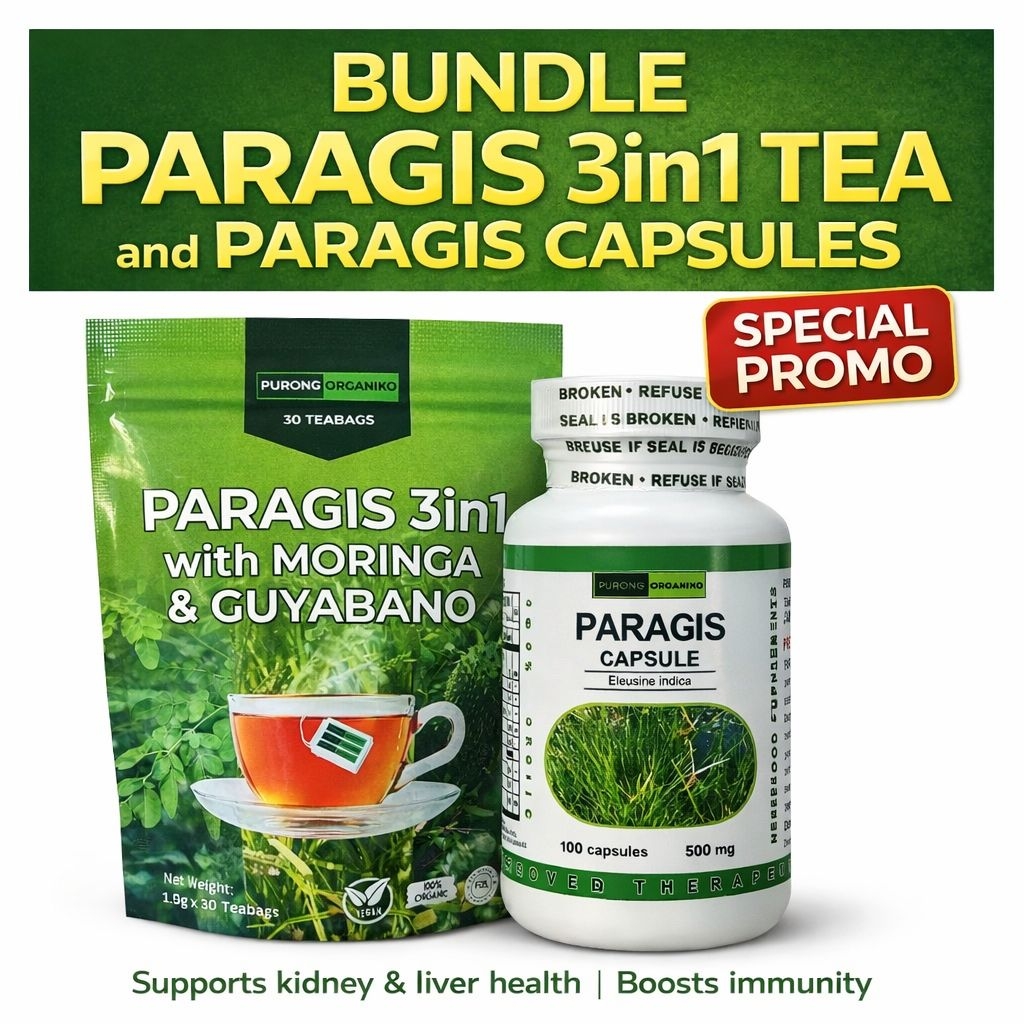 PACKAGE BUNDLE PARAGIS CAPSULES and PARAGIS 3in1 TEA | Shopee Philippines