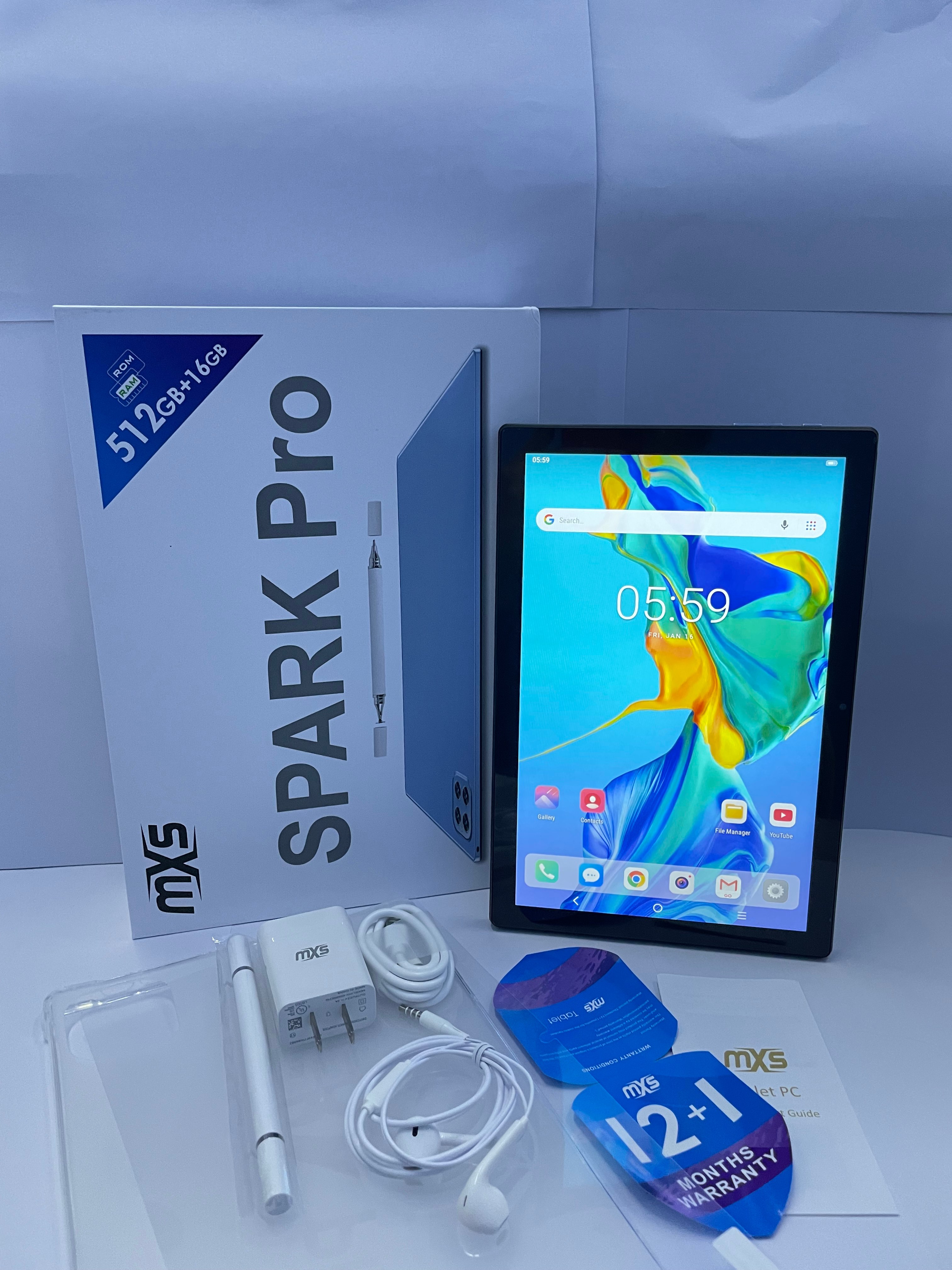 Original 5G SPARK PRO Android Tablet with keyboard pen 16GB+512GB ...