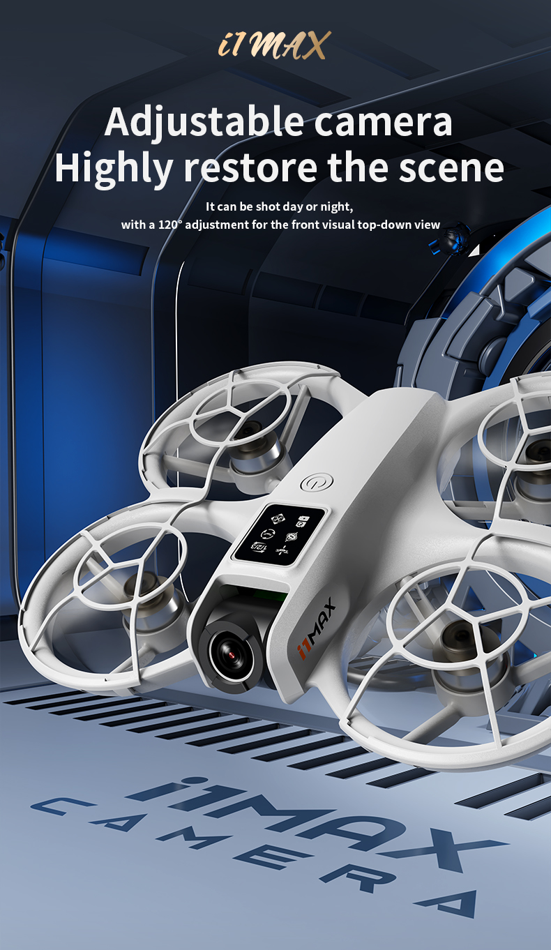 I1 MAX Drone HD 4K dual camera WiFi remote control portable mini ...