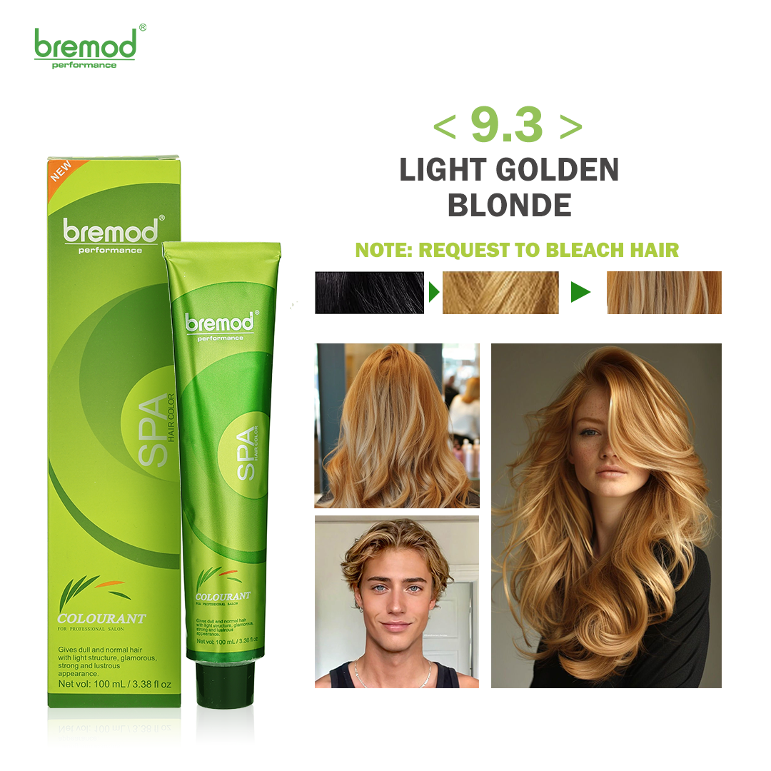 Bremod Hair Color Brown Blonde Light Dark Golden Yellow 100ml Hair Dye ...