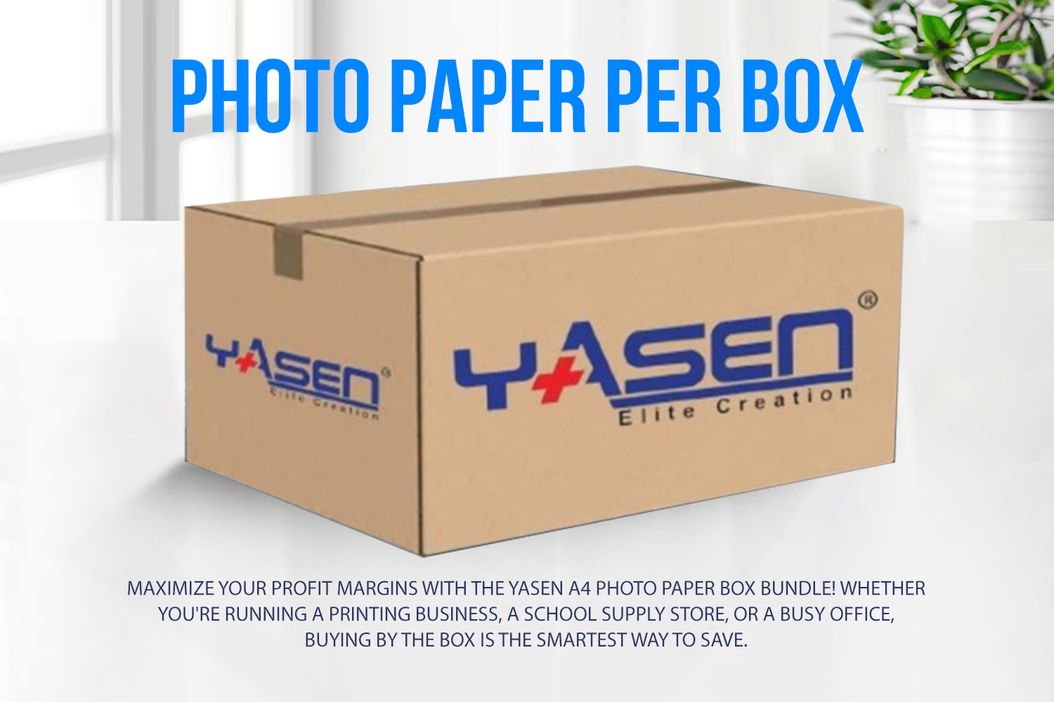 Yasen A4 RC Glossy Photo Paper 1 Box Wholesale (20/50/60 Packs ...