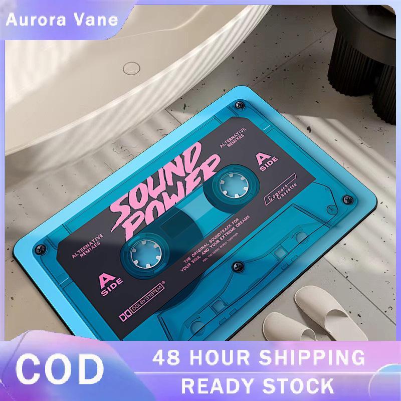 [Aurora Vane] Bathroom Floor Mat Diatom Mud Toilet Door Mat Non-Slip ...