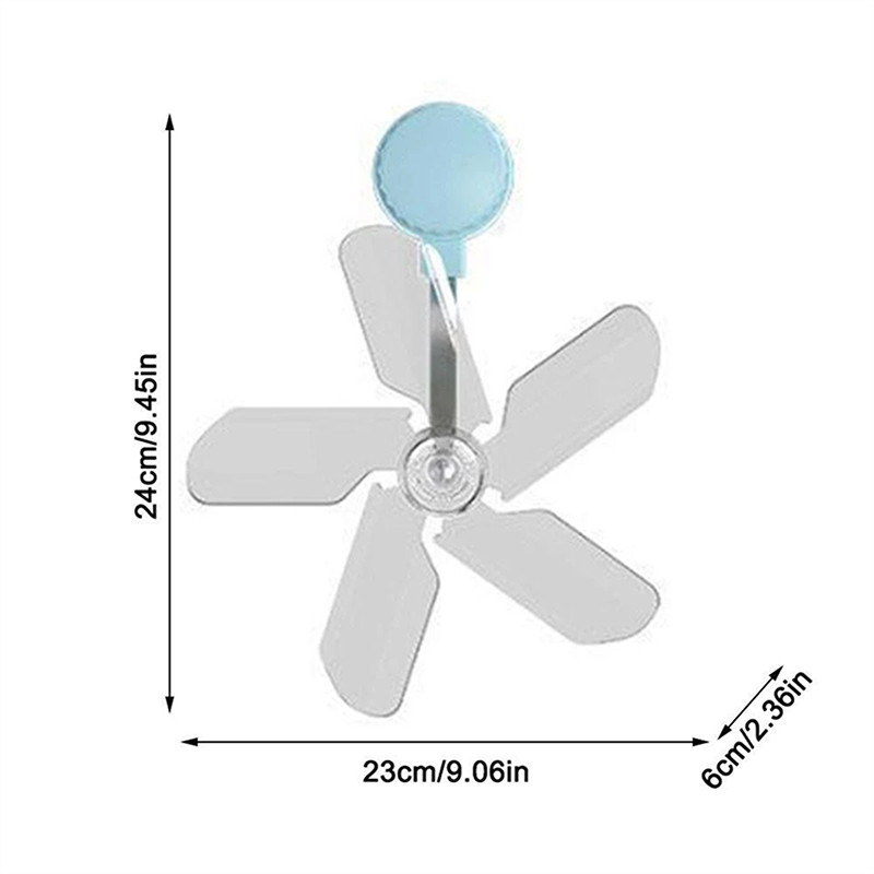 Ryton 1/3Pcs Air Conditioner Fan, Adjustable Angles Windmill Shaped Air Conditioning | Shopee ...