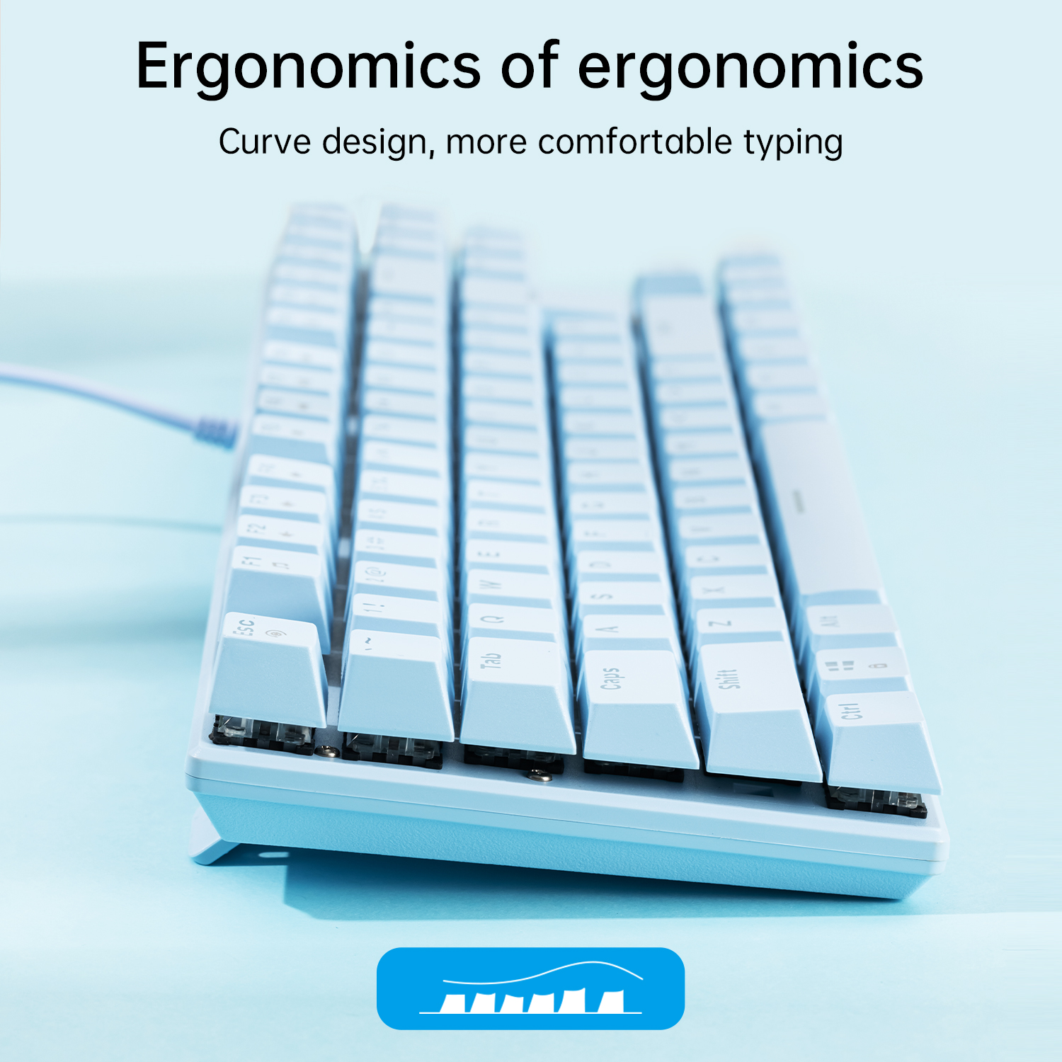 Deli Usb Keyboard Wired Mechanical Keyboard Gaming Keyboard For Home ...