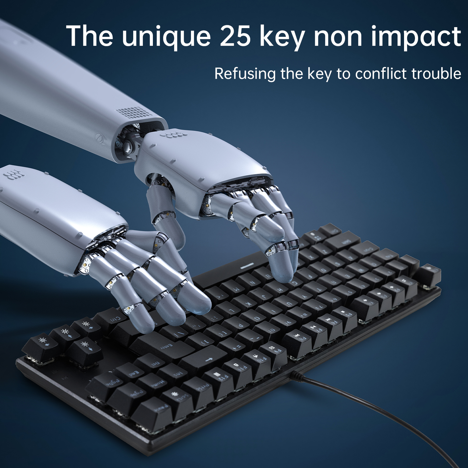 Deli Usb Keyboard Wired Mechanical Keyboard Gaming Keyboard For Home ...