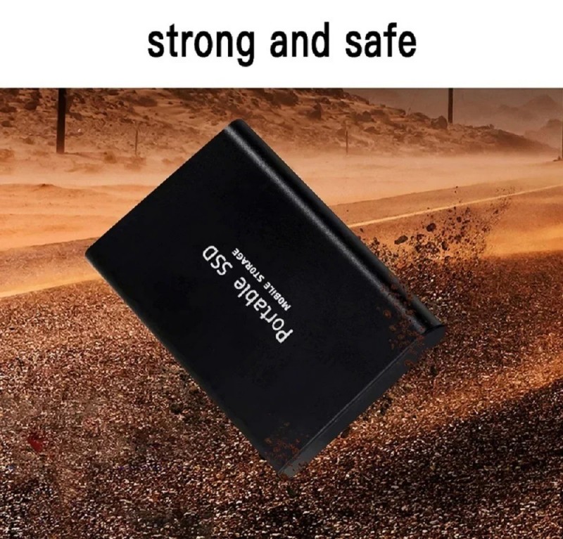 Portable SSD External Hard Drive 2TB High Speed Mobile Hard Disk USB 3. ...
