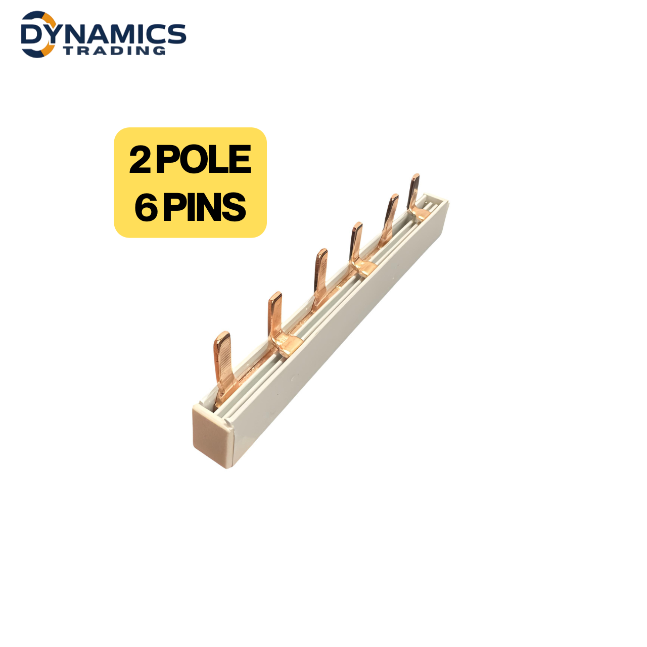 Comb Busbar 2P 63A–100A | Copper Conductive Bar for Circuit Breaker ...