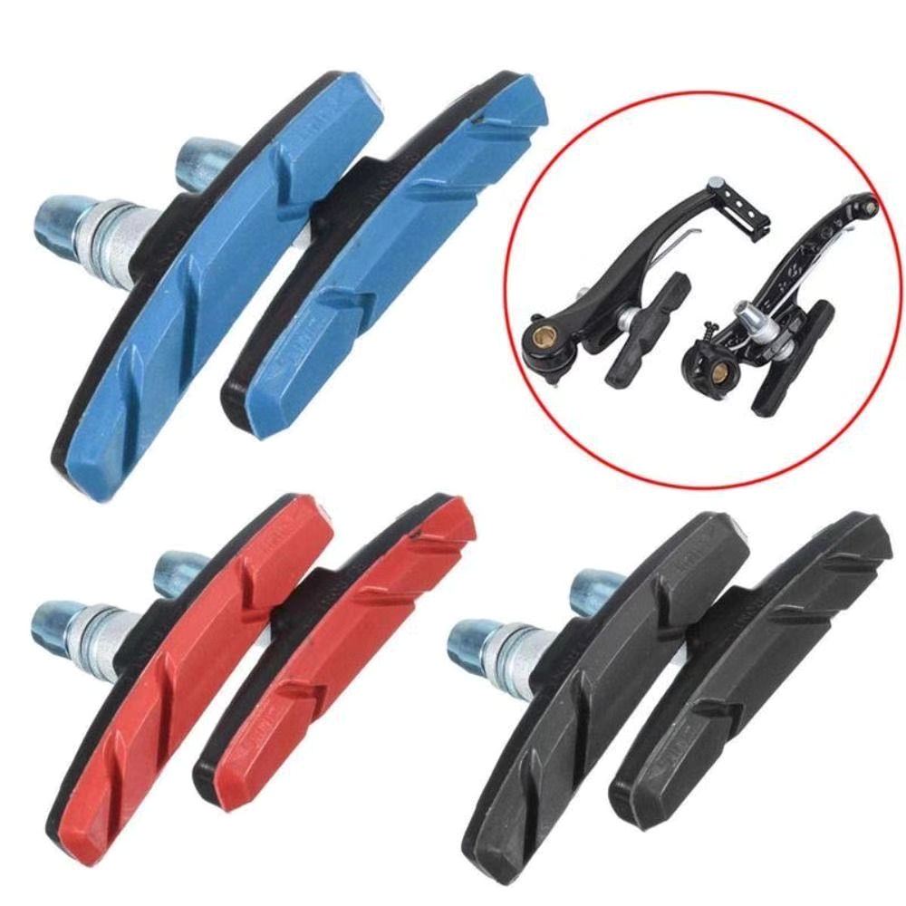1 pair of mountain bike road bike V brake pads black bicycle brake ...