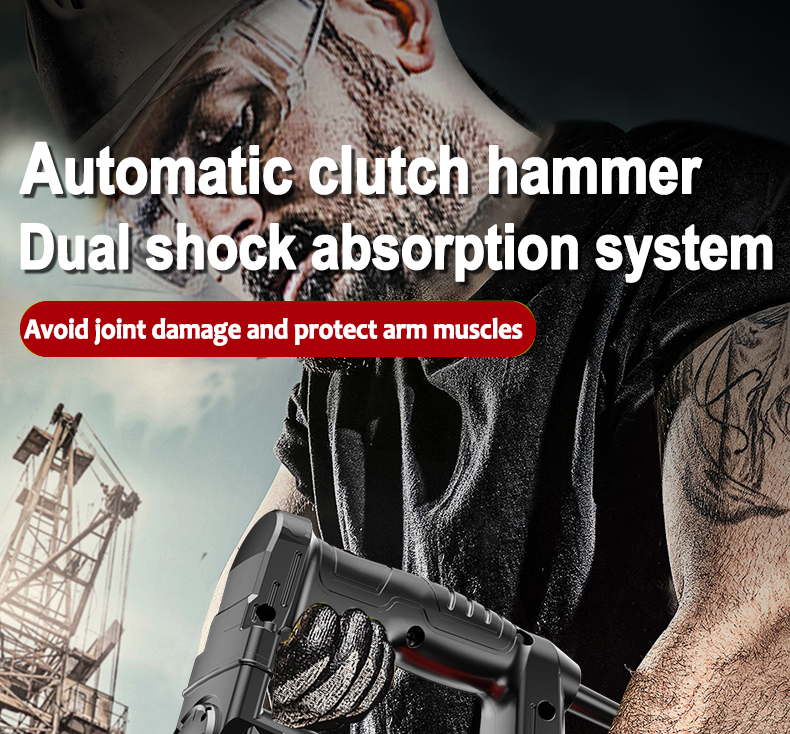 Demolition Electric Hammer 2200W Heavy Duty Hammer Drill Chipping Gun ...