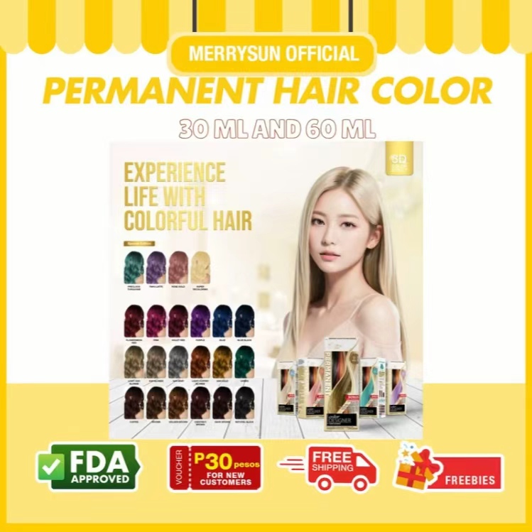 merry sun permanent hair color | Shopee Philippines