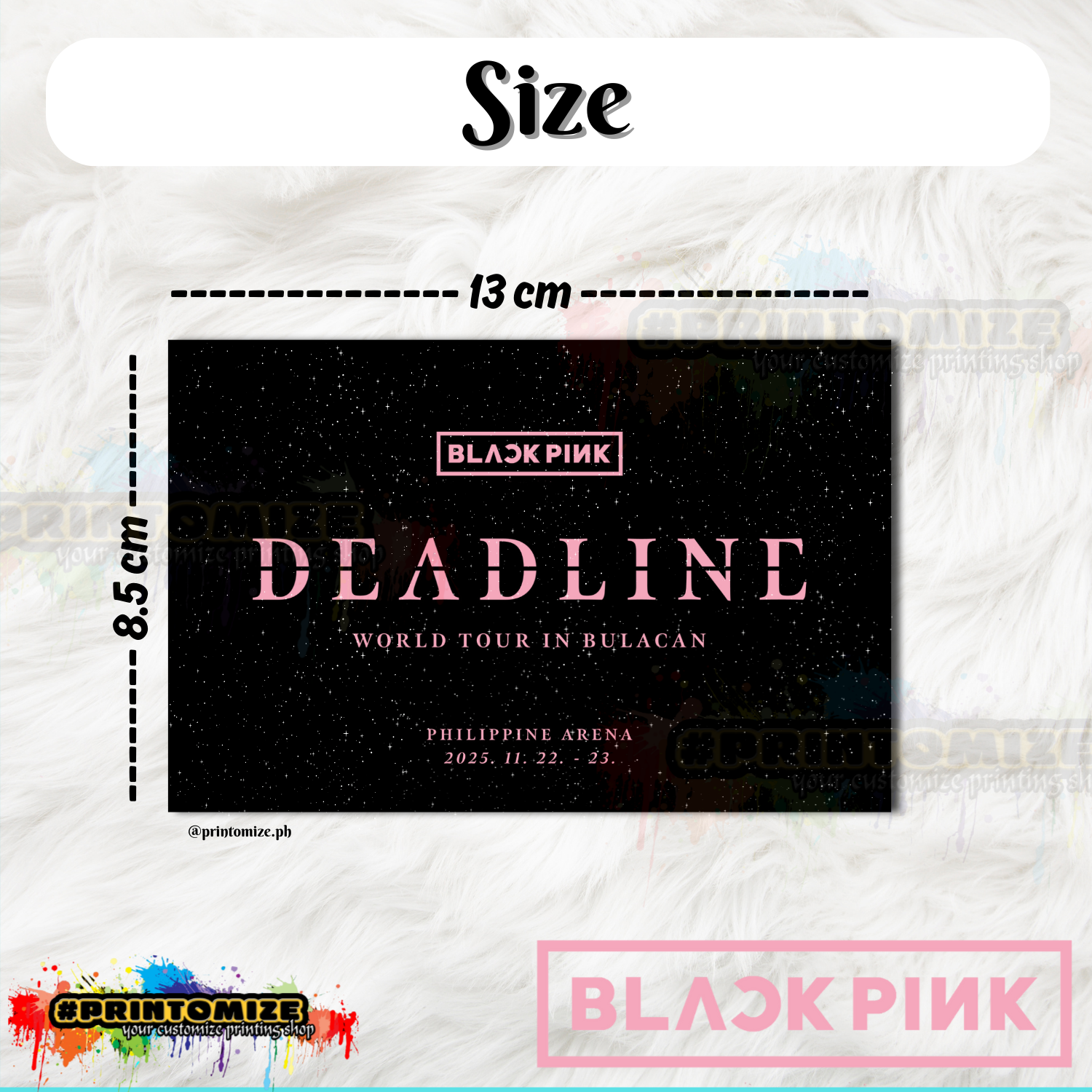 Concert Ticket Holder | Blackpink Deadline World Tour in Bulacan 13 by ...