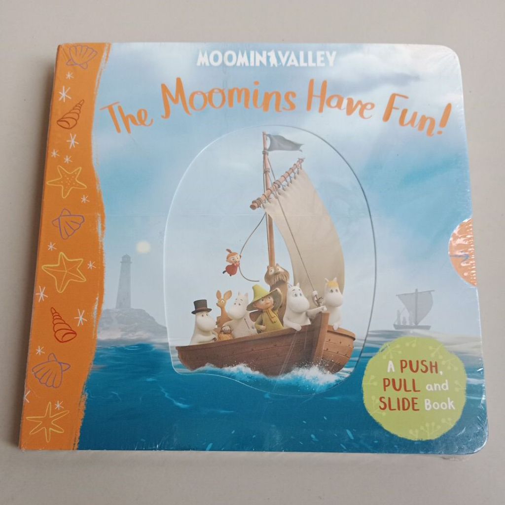 MOONIN VALLEY The Moomins Have Fun! A Push Pull and Slide Book | Shopee ...