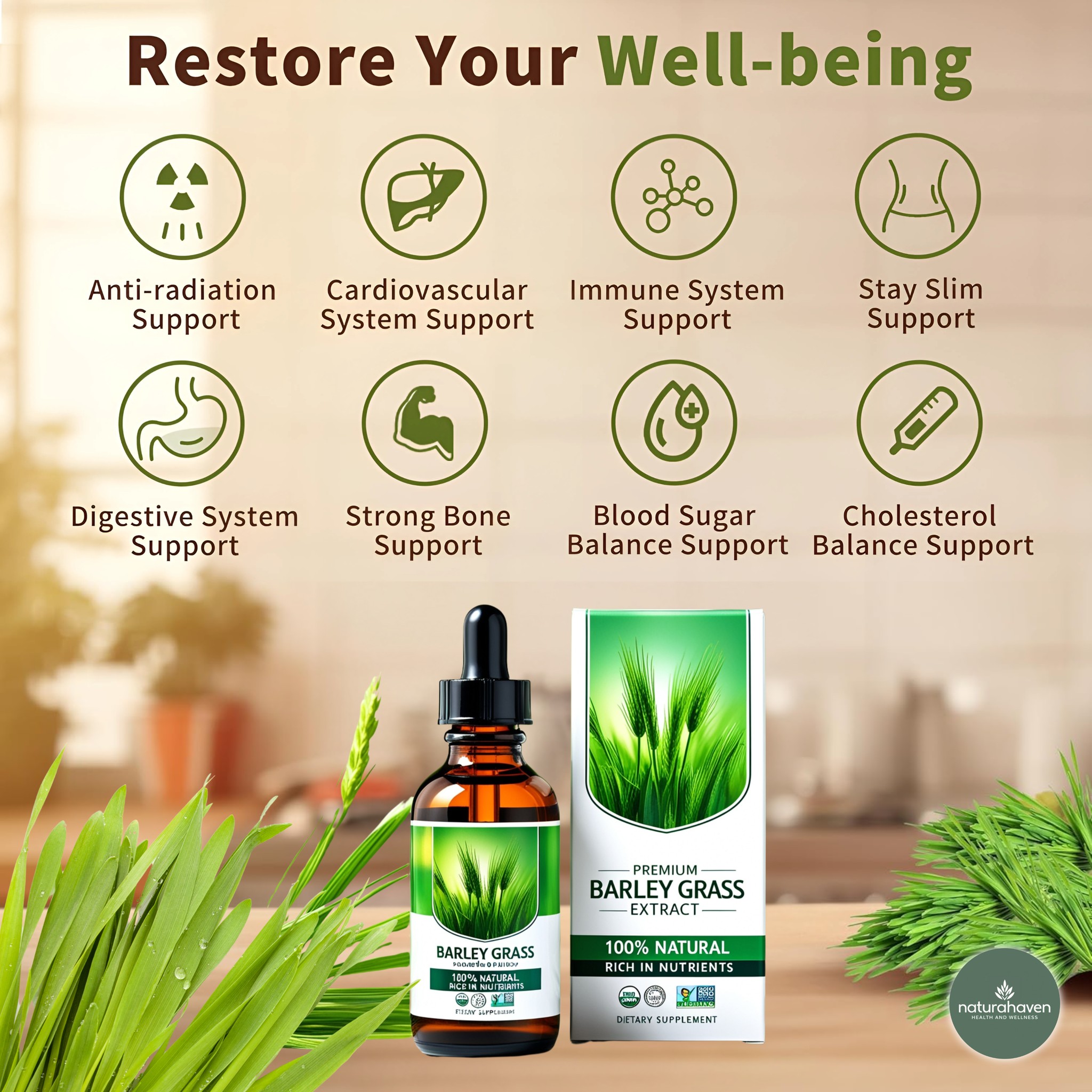 NaturaHaven Organic Barley Grass - 7-in-1 Science-Backed Benefits ...