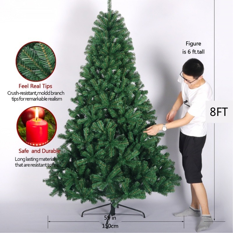GRAND SALE Artifical Christmas Tree with Metal Stand 5/6/7/8/9/10 Ft ...