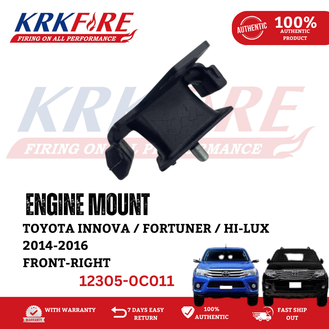 KRKFIRE ENGINE MOUNT KF12305-0C011 FOR TOYOTA INNOVA 2003 UP/HILUX 2004 ...