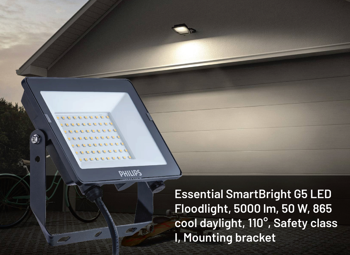 Philips SmartBright LED Flood Light | BVP150 G3 | Aluminum Housing | 10000 Lumens | Avesco ...