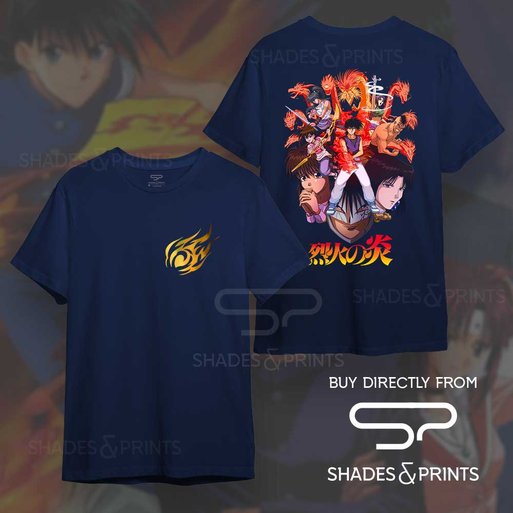 Flame of Recca Classic Anime Kurei Customized Premium T Shirt Shades ...
